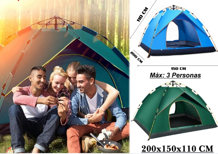 Carpas Para Acampar Al Aire Libre Verde | Sodimac - Falabella