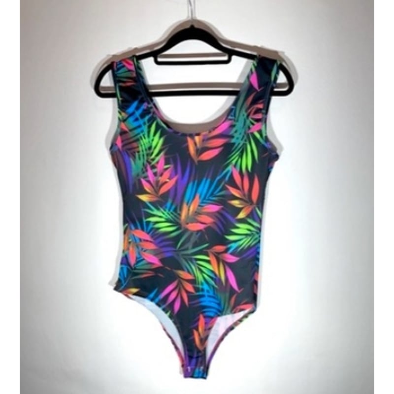 GENERICO Body Mujer Musculosa Negro Hojas | falabella.com