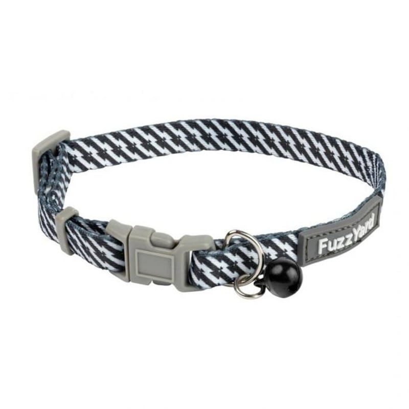 GIGWI Collar Fuzzyard para gato Black & White (20-30 cm) | falabella.com