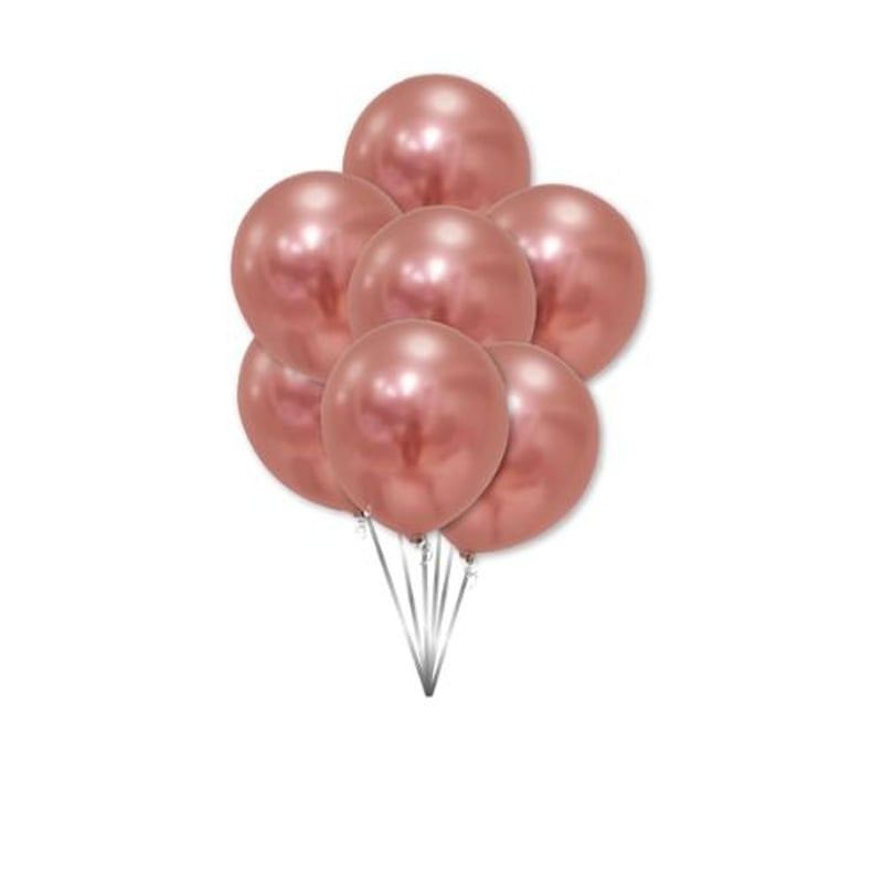 GENERICO Globos Cromados Color Rosa 25 Unidades 10 Cm | falabella.com