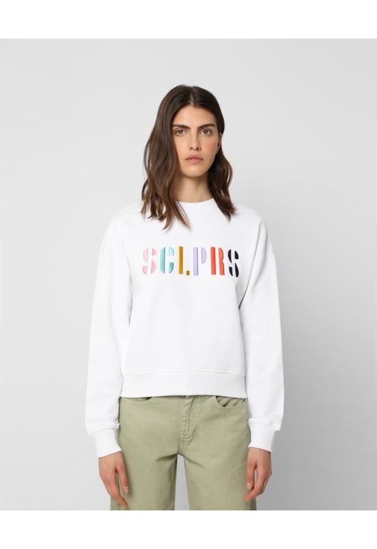 SCALPERS Polerón Logo Bordado Colores White Scalpers | falabella.com