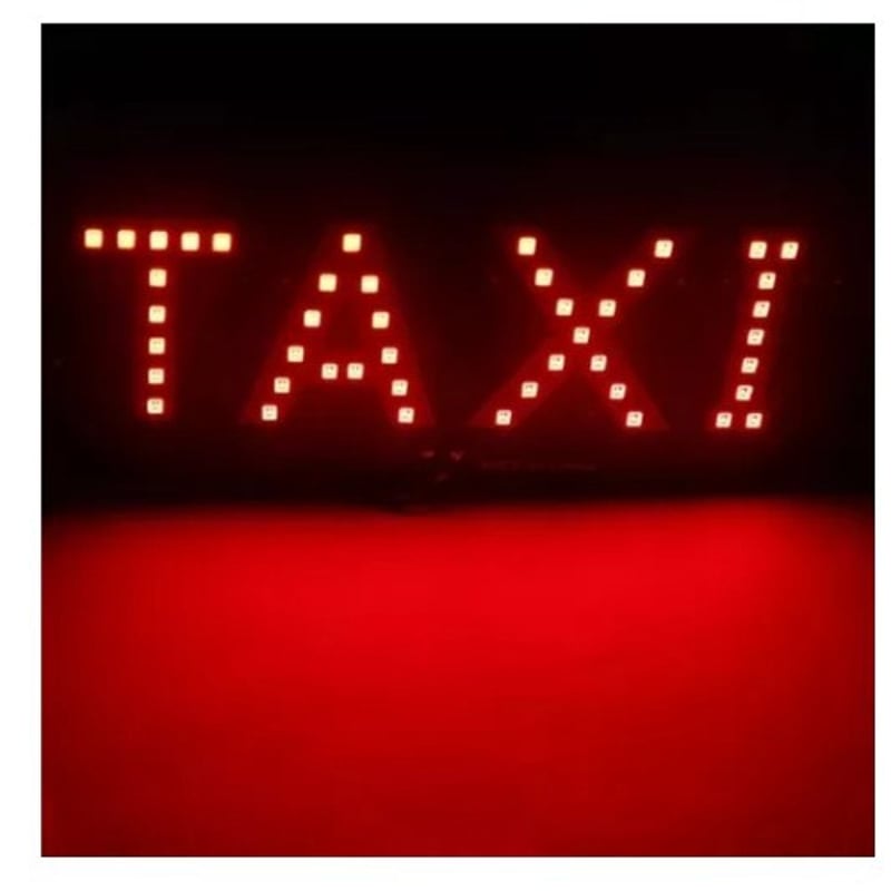 GENERICO Letrero Luminoso 58 Led Para Auto Taxi Libre 12v SG101824 ...