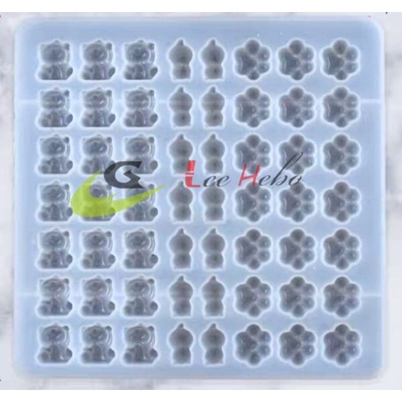 Generico Molde Silicona Para Resina Forma Mini Patitas