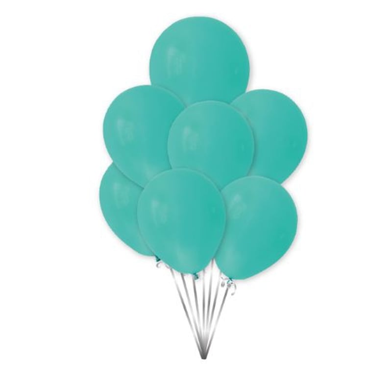 GENERICO Globos Latex 30 Cm 10 Unidades Color Turquesa | falabella.com