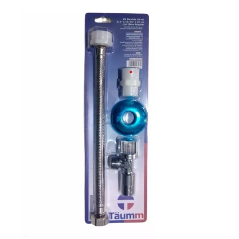 TAUMM Kit Flexible Con Llave Angular 1l2 x 7l8 25cm | falabella.com