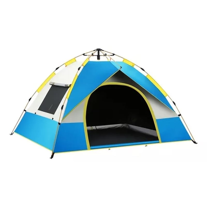 BLUEDREAMER Carpa 4 Personas Tienda Casa De Camping Impermeable 2m ...