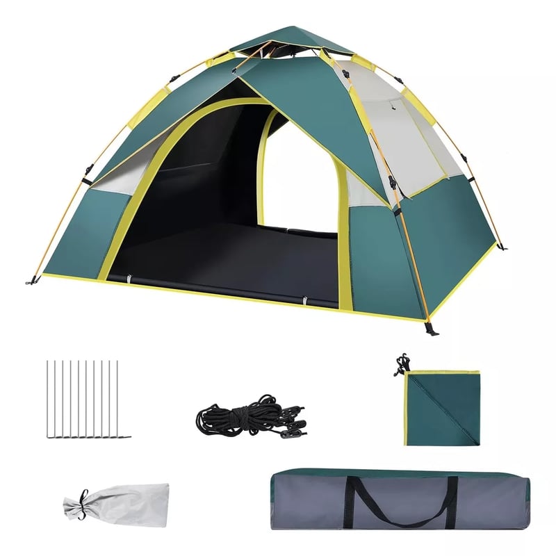 BLUEDREAMER Carpa Camping Tienda Familiar Con Capa De Protección Solar ...