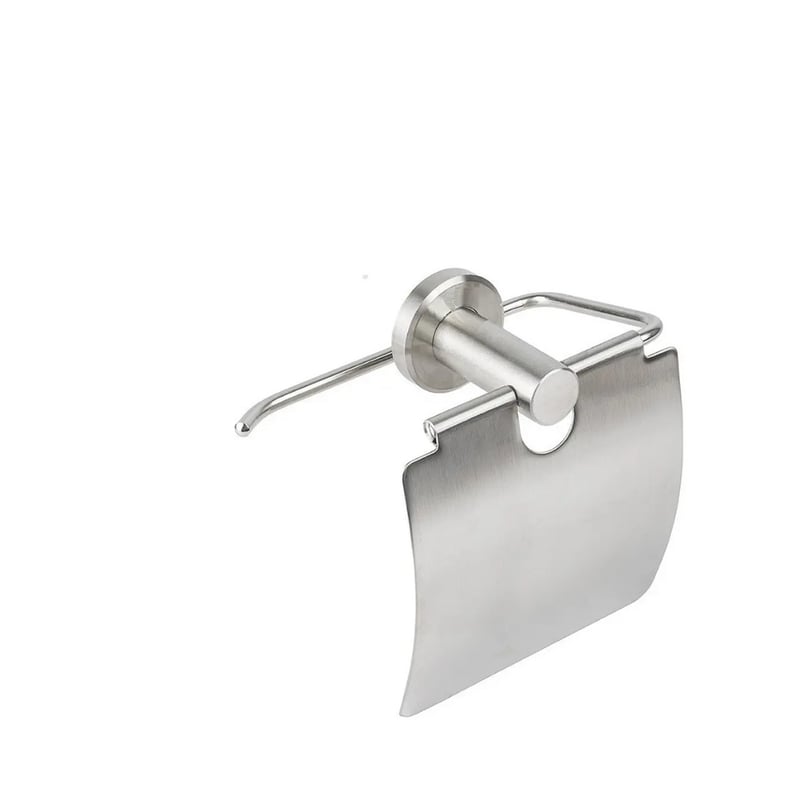 Porta Rollo Papel Higiénico Con Tapa De Acero Inoxidable TAUMM ...