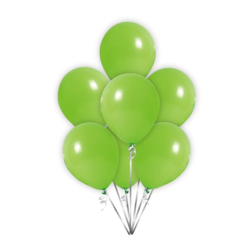 GENERICO Globos Latex Color Verde Claro 30 Cm 25 Unidades | falabella.com