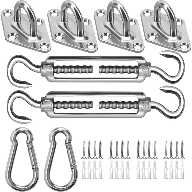Kit Anclaje Herraje De Acero Inoxidable Para Toldo Vela | Sodimac ...