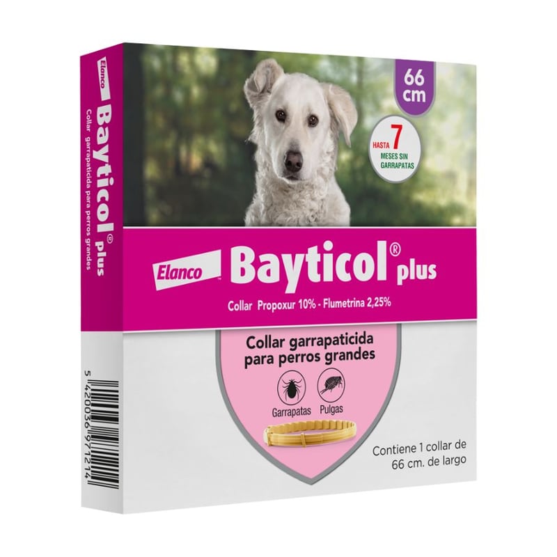 BAYER Collar Antipulgas Antigarrapatas Bayticol Plus 66 cm BAYER ...