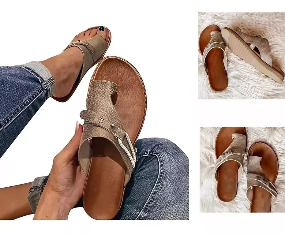 EDWINAYY Sandalias Dedo Abierto Pantuflas Tacón Plano Chanclas ...