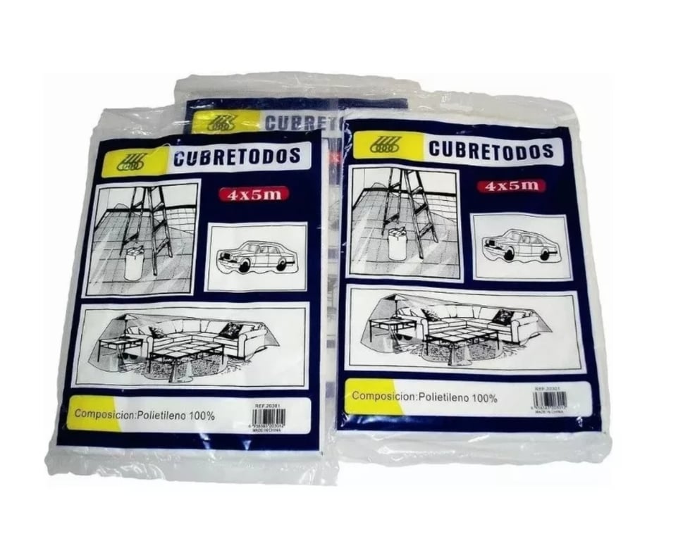 Plástico Protector Impermeable Cubre Todo 4x5 Metros | Sodimac - Falabella