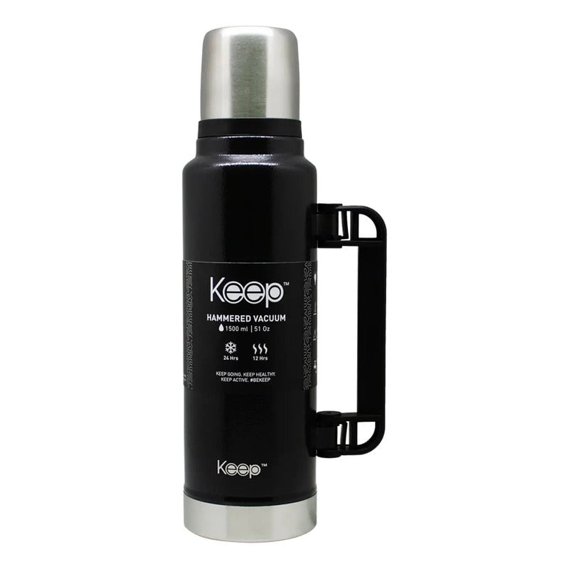 KEEP Termo Hammered 1.5 Lts Color negro | falabella.com