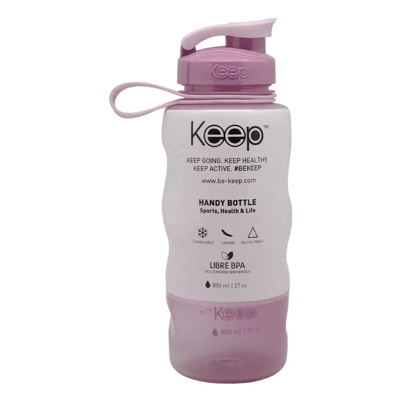 KEEP Botella De Agua Deportiva Colores 800ml Keep Color Lila ...