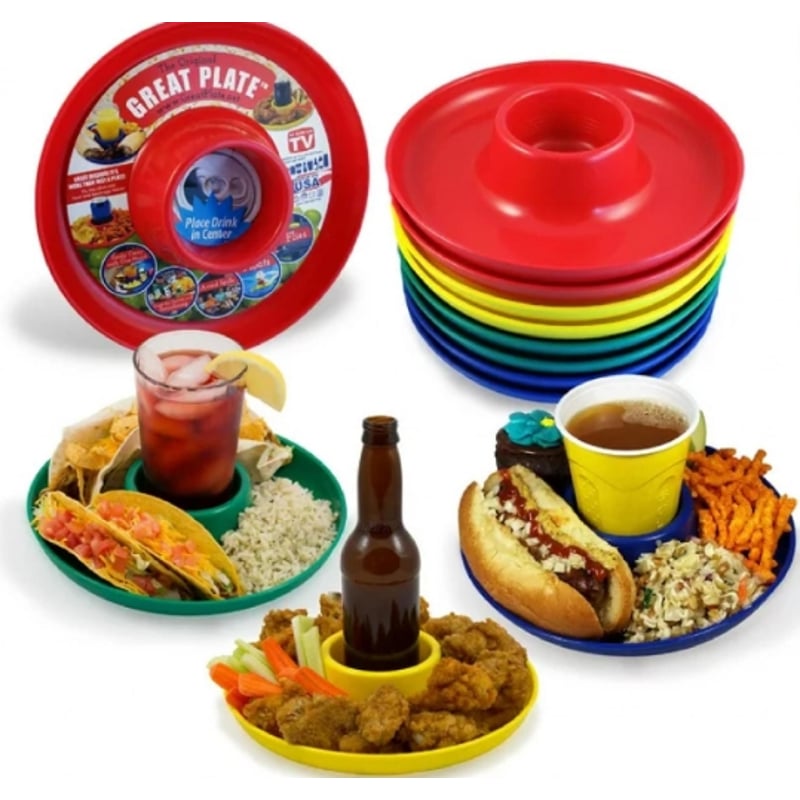 GENERICO Plato Botanero Multiple Para Snack Morado | falabella.com