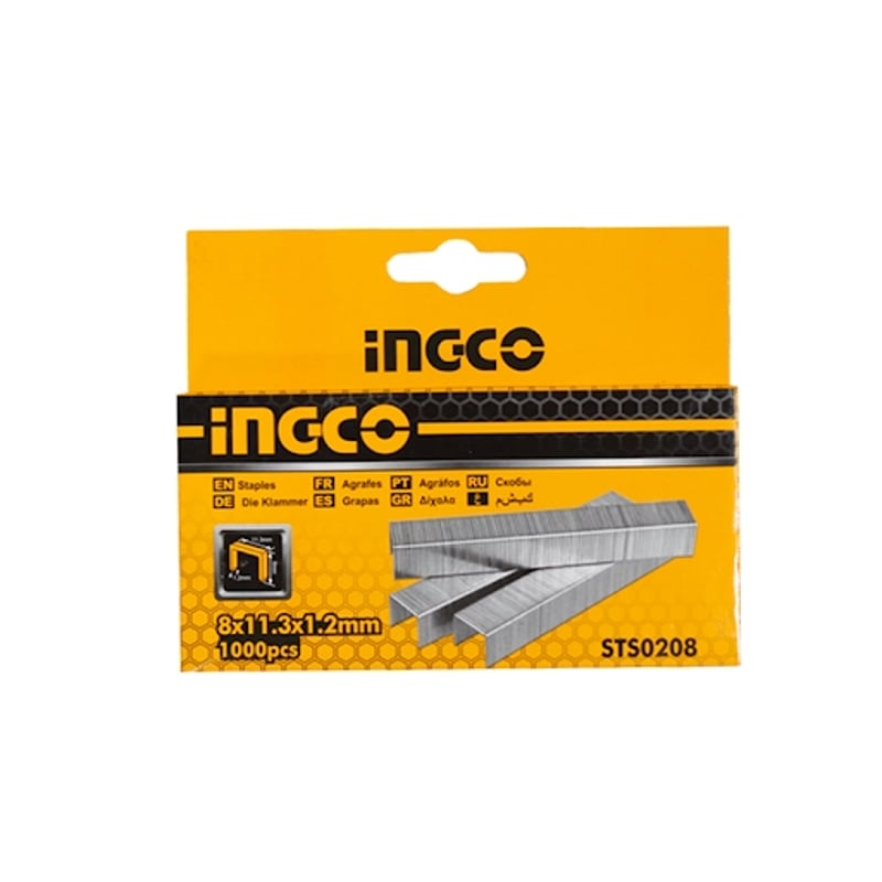INGCO CORCHETES 8MM X 1.2MM TRABAJO PESADO STS0208 INGCO | falabella.com