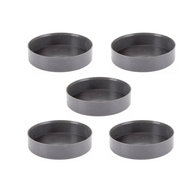 GENERICO Pack 5 Tapa Gorro Sanitario Pvc Gris 110mm Fitting | falabella.com