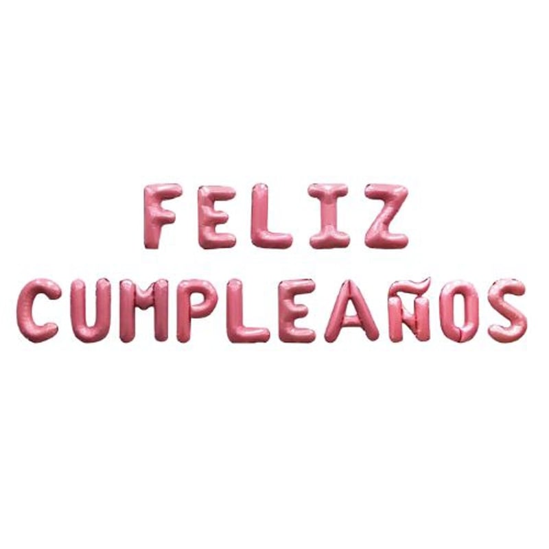GENERICO Globos Diseño Letra Color Rosa Feliz Cumpleaños | falabella.com