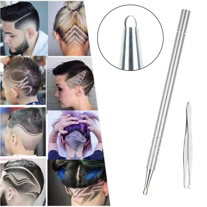 GENERICO Lápiz De Barberia Diseño Corte Navaja Magico Barba Cejas ...