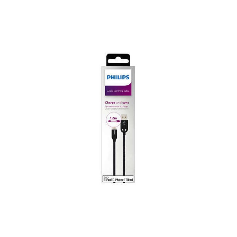 PHILIPS Cable Lightning a USB 1 metro PHILIPS | falabella.com