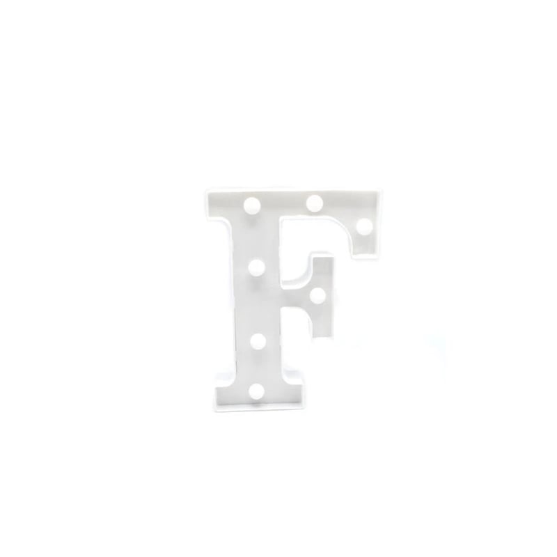 GENERICO Letra F Con Luz LED 22cm | falabella.com