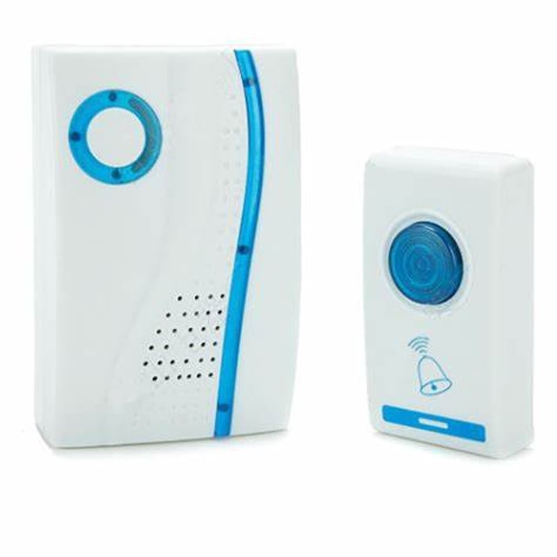 Timbre Inalámbrico Exterior Portátil Puerta Bateria Portero | Sodimac ...