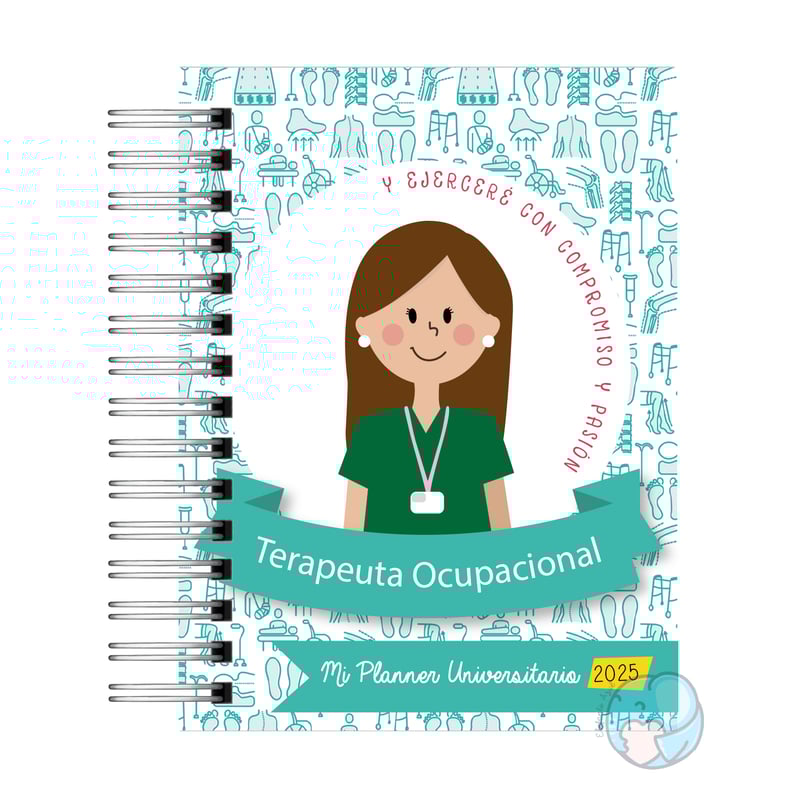 ELEFANTE AZULL Planner Universitario terapia ocupacional 2025 ...