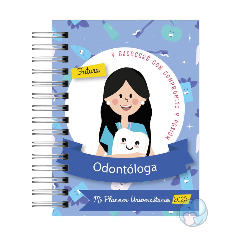 ELEFANTE AZULL Planner Universitario odontologia 2025 | falabella.com