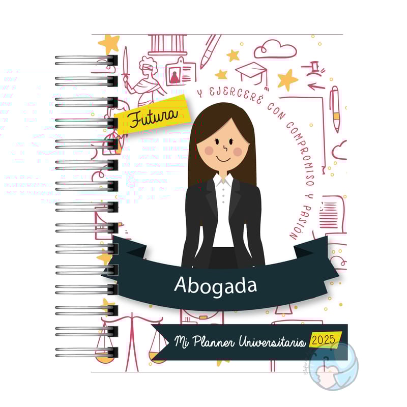 ELEFANTE AZULL Planner Universitario Abogada 2025 | falabella.com