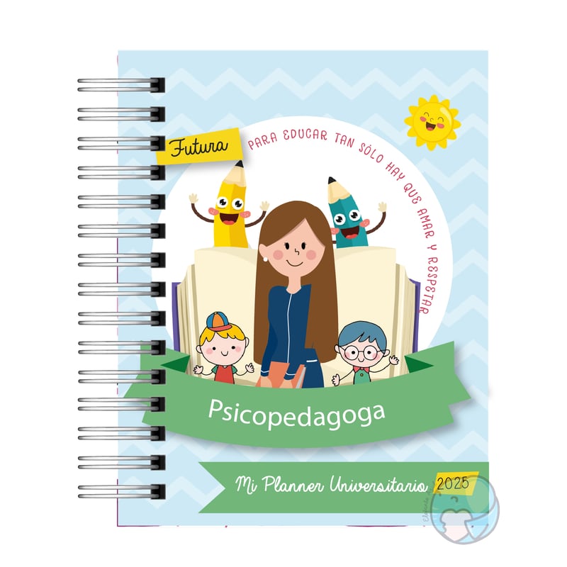 ELEFANTE AZULL Planner Universitario Psicopedagogia 2025 | falabella.com
