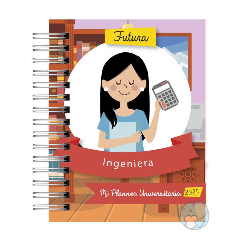 ELEFANTE AZULL Planner Universitario Ingeniera 2025 | falabella.com
