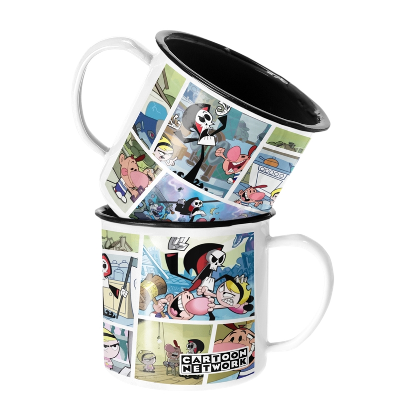 SM Taza Enlozada Lechera Cartoon Network Billy y Mandy SM | falabella.com