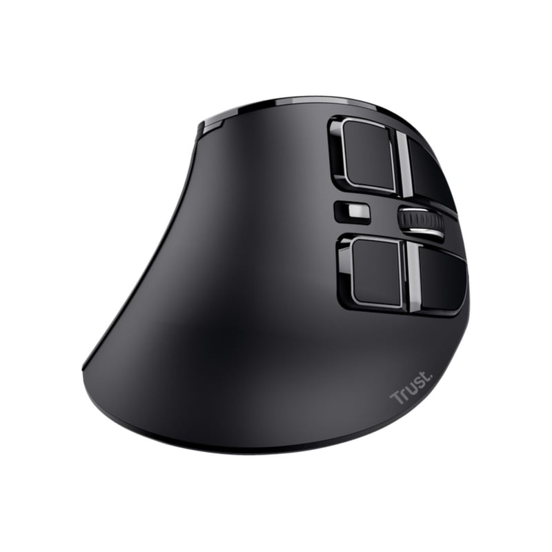TRUST Mouse Voxx Inalámbrico Ergonómico Recargable Negro Trust ...