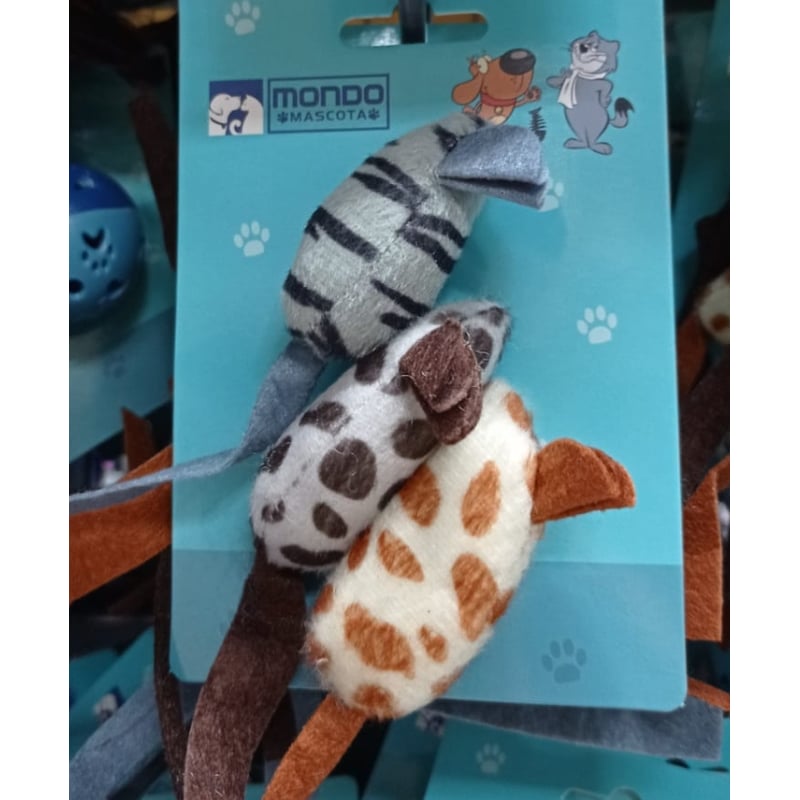 Set 3 Mini Ratones Juguete Para Gatos | Sodimac - Falabella