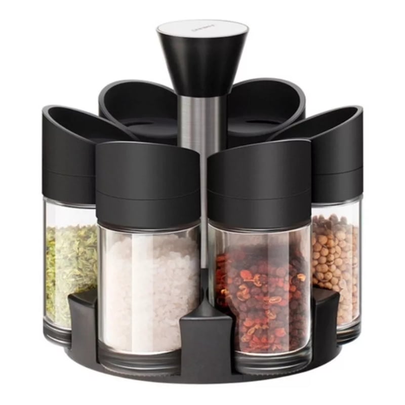 GENERICO Rack Especiero Giratorio Set Condimentero Organizador 360 | falabella.com