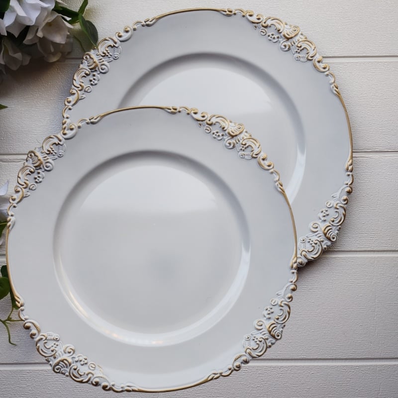 GENERICO Pack 2 Bandejas & Plato Base Redondo - Blanco | falabella.com