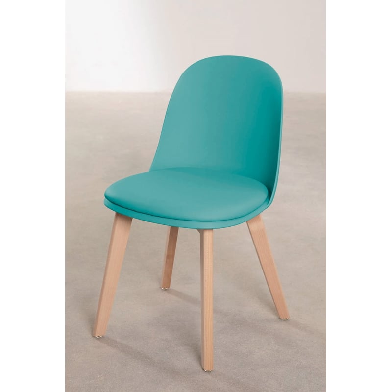 GENERICO Pack 2 Sillas Belyna Tulip Eames Para Comedor Nórdica Verde ...