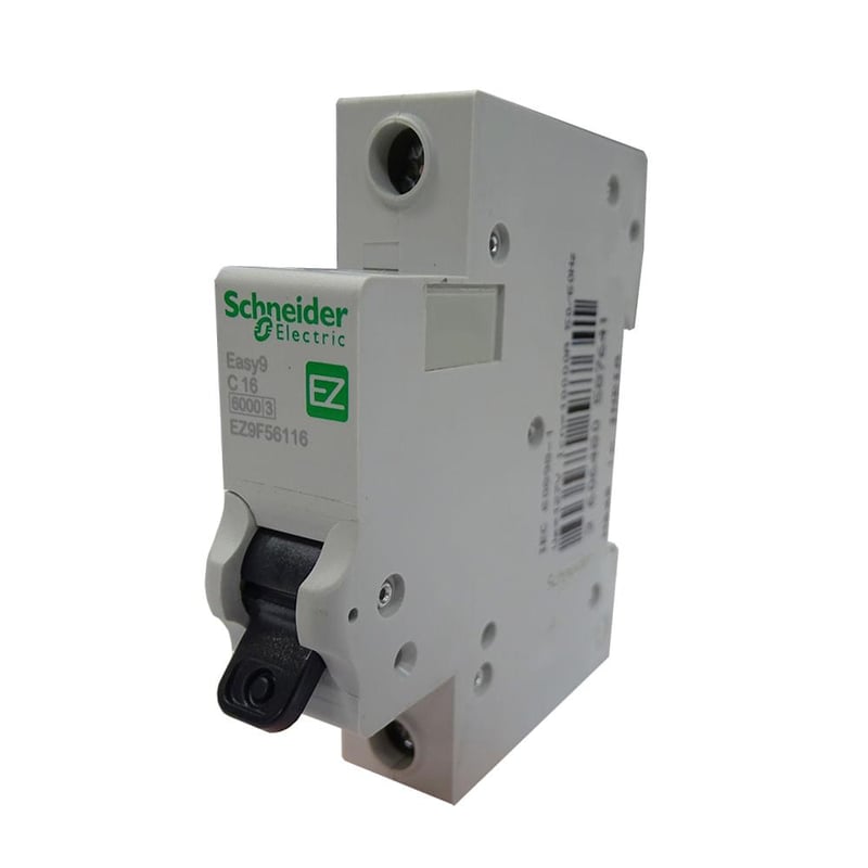 SCHNEIDER ELECTRIC INTERRUPTOR AUTOMATICO EASY9 1P 16A 6kA curva C Schneider Electric ...