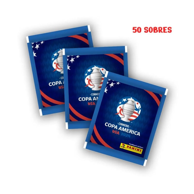 PANINI CHILE Pack 50 Sobres - Copa America 2024 | falabella.com