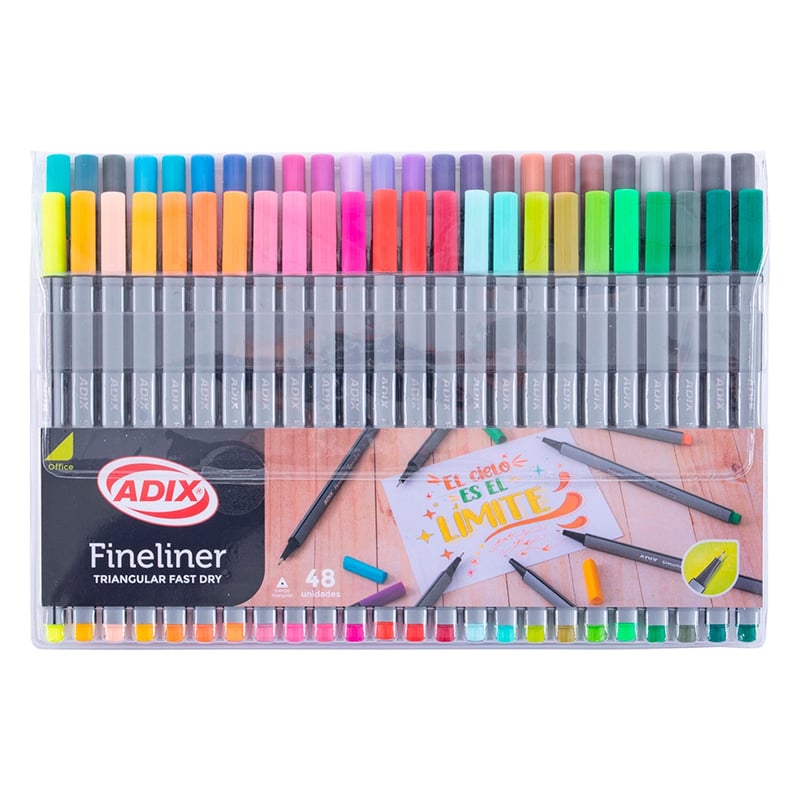 ADIX Lapices Fineliner 48 Colores Adix | falabella.com