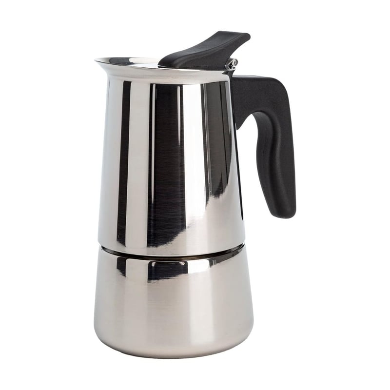 Cafetera Italiana Acero Inoxidable 4 Tazas Moderna Espresso | Sodimac ...