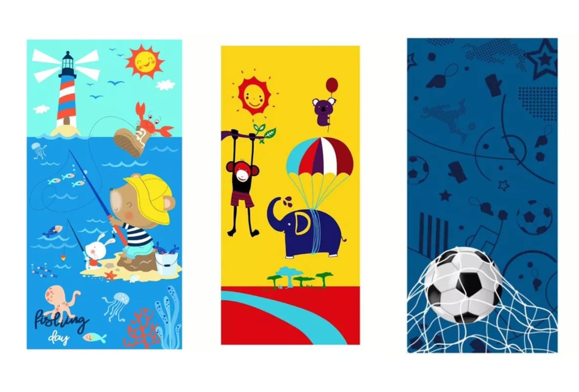 Pack 3 Toallas De Baño Infantiles Niños | Sodimac - Falabella