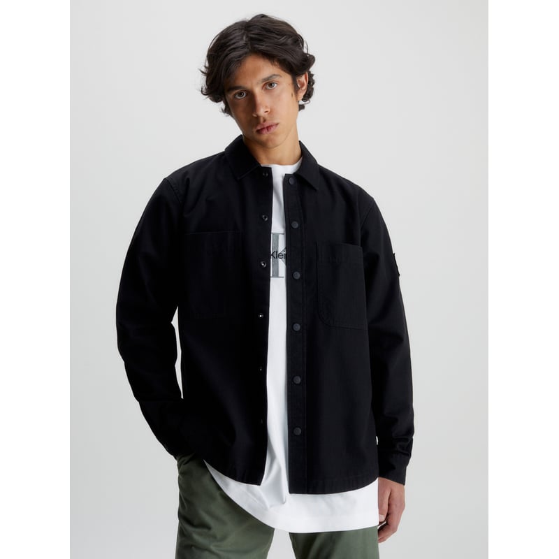 CALVIN KLEIN Camisa Essentials Ripstop Negro Calvin Klein | falabella.com