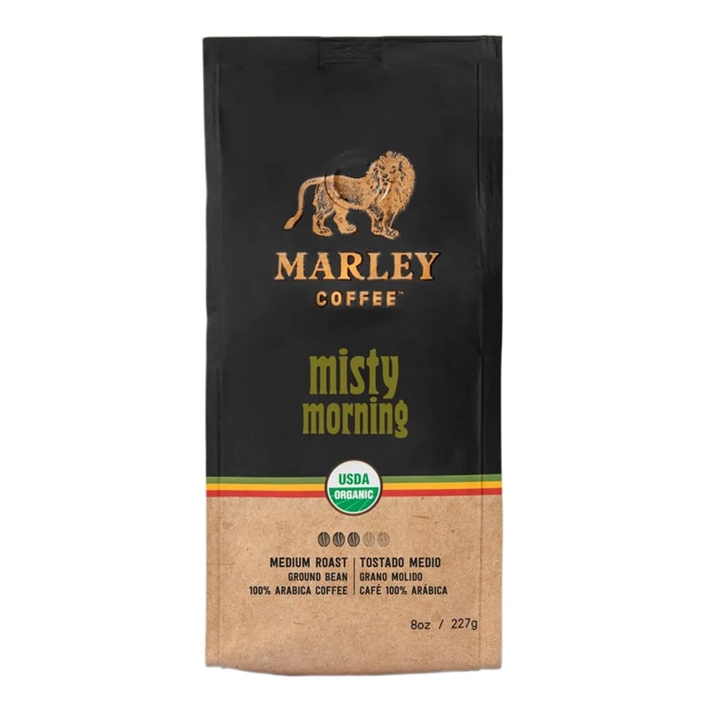 MARLEY COFFEE Café Grano Molido Orgánico Misty Morning Marley Coffee ...