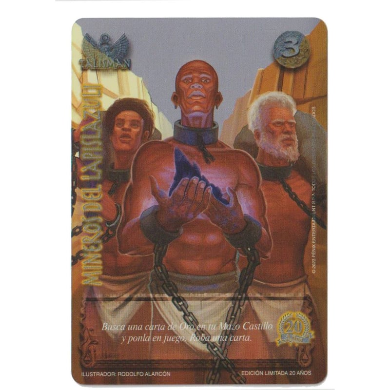 MITOS Y LEYENDAS Carta Promo Mineros del Lapislazuli 20 Años Myl ...