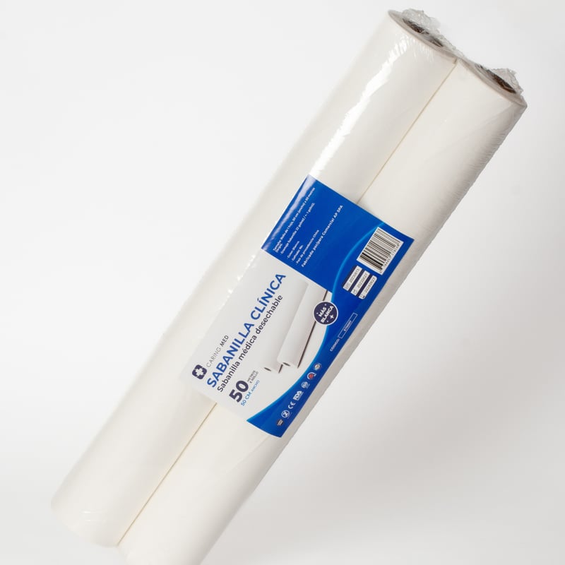 GENERICO SABANILLA PARA CAMILLA MEDICA. 50 METROS X 50CM. CAJA X 12 ...