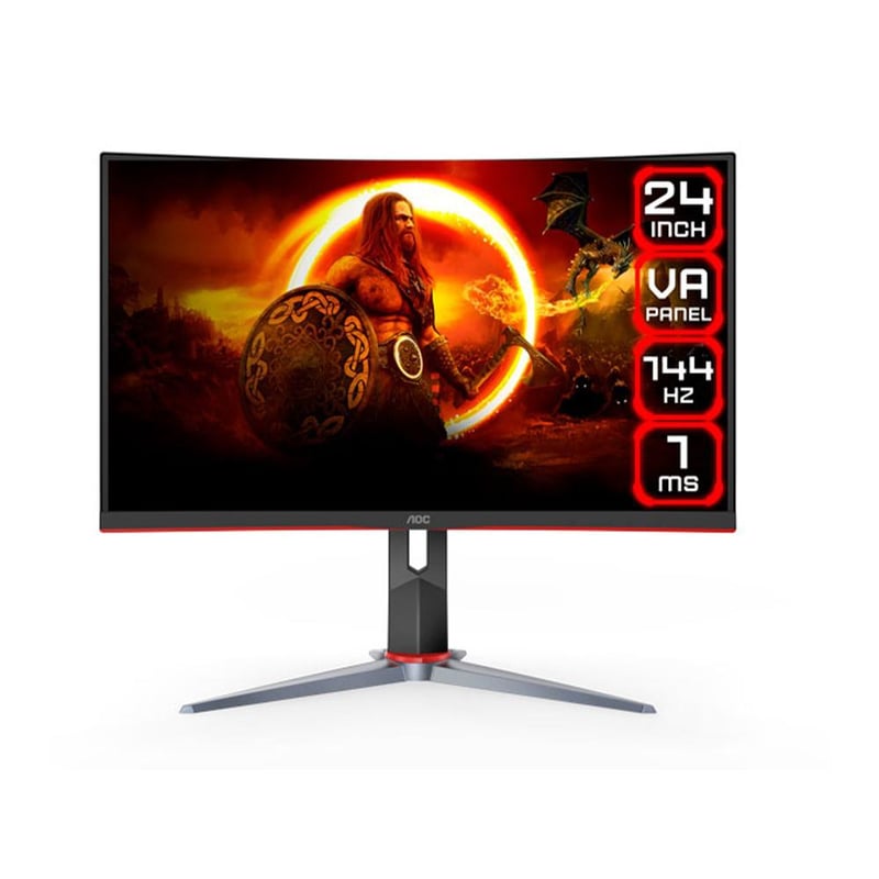 AOC Monitor Gaming Curvo 165 Hz HDR C24G2 C24G2 | falabella.com