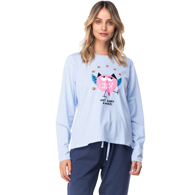 TOP Pijama Largo Algodón Mujer Invierno C3 Top | falabella.com