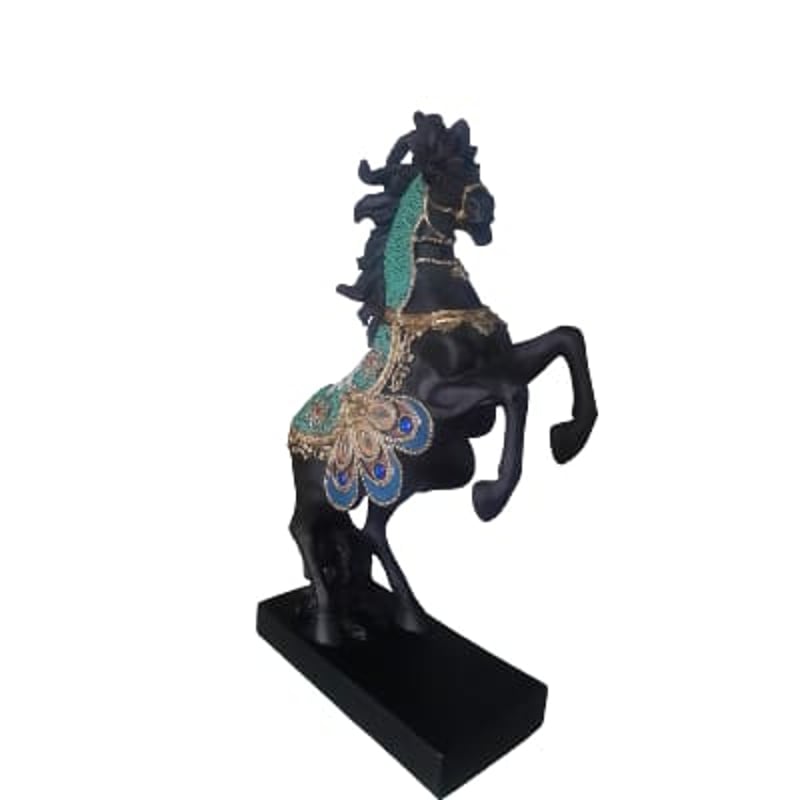 DECO ARTESANOS Caballo negro en Dos patas | falabella.com